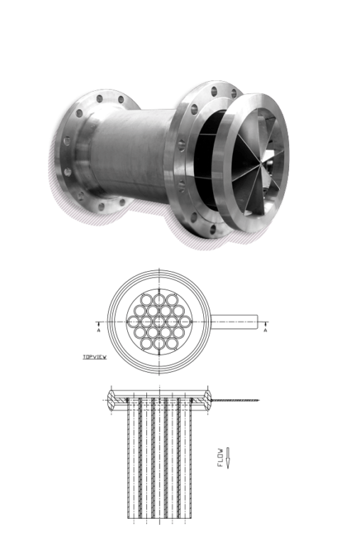Flow straightners - Den Holder engineering products